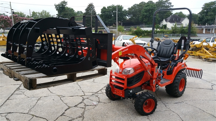 Small Compact Tractor and Mini Skid Steer Pallet Forks